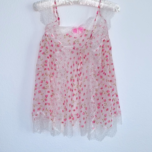 Victoria's Secret | Intimates & Sleepwear | Small Sheer Rose Lace Trim ...